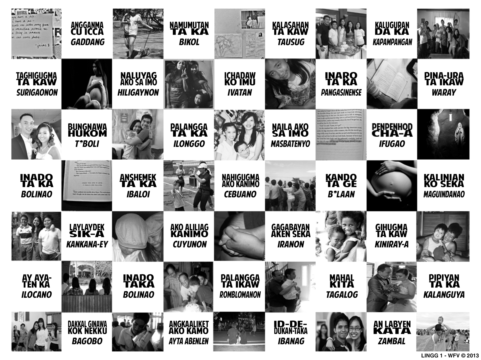 "I Love You" in Different Philippine Languages - Department of ...