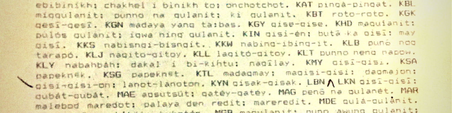 Theses & Dissertations - Department of Linguistics - UP Diliman