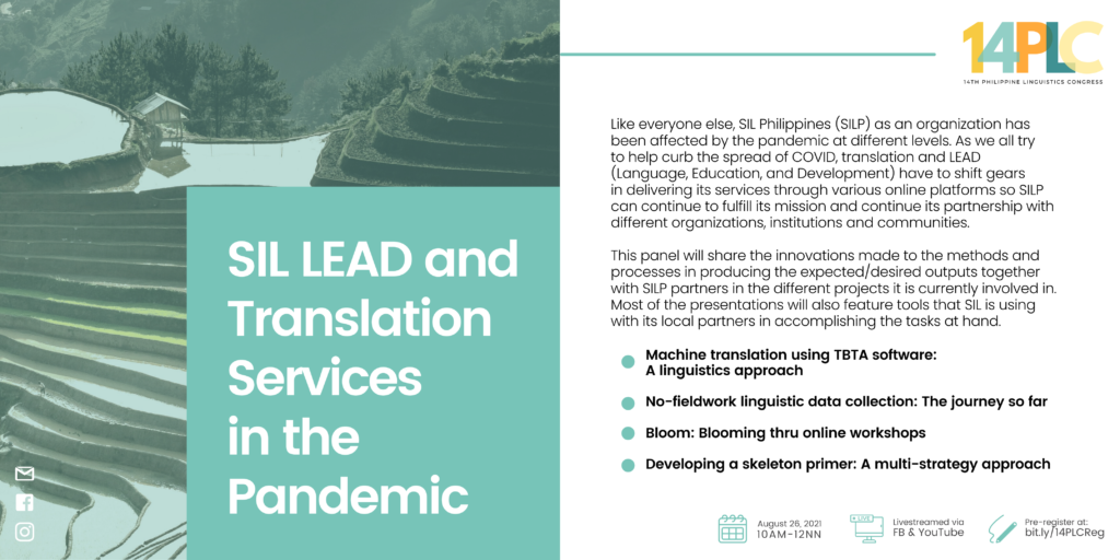 SIL Philippines LEAD and Translation Services in the Pandemic ...