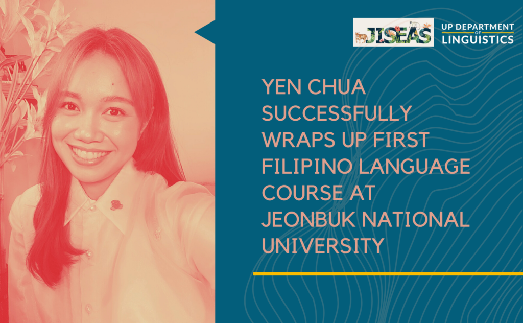 Filipino language course at Jeonbuk National University's SEA Language ...