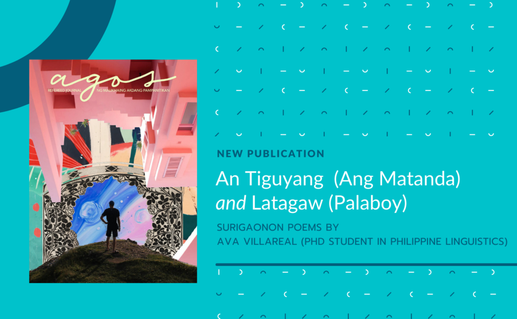 Ava Villareal publishes Surigaonon poems - Department of Linguistics ...