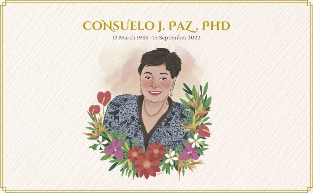 In Memoriam: Dr. Consuelo J. Paz (1933-2022) - Department of ...