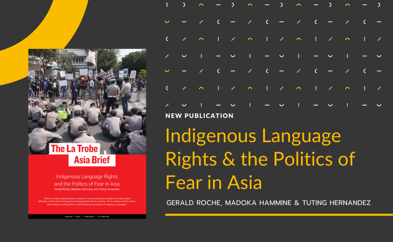 Hernandez publishes policy brief on indigenous language rights with ...