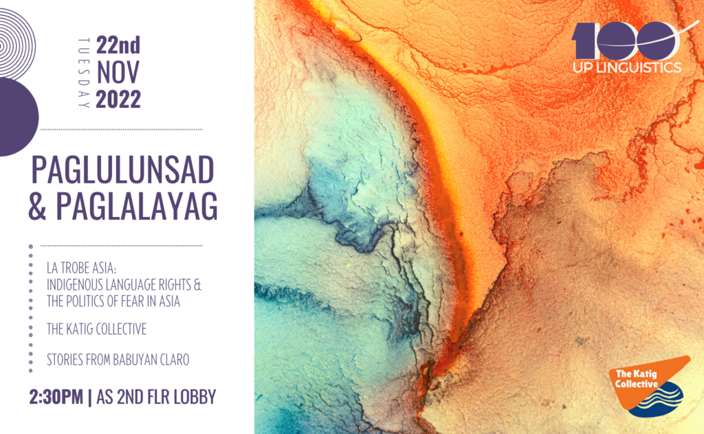 Paglulunsad at Paglalayag (with La Trobe Asia & The Katig Collective ...