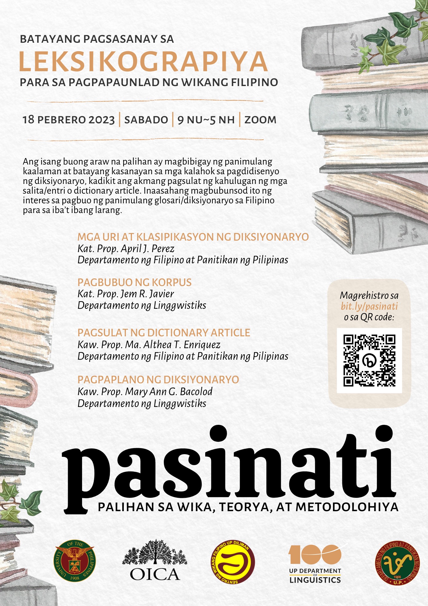 Pasinati: Batayang Pagsasanay sa Leksikograpiya - Department of ...