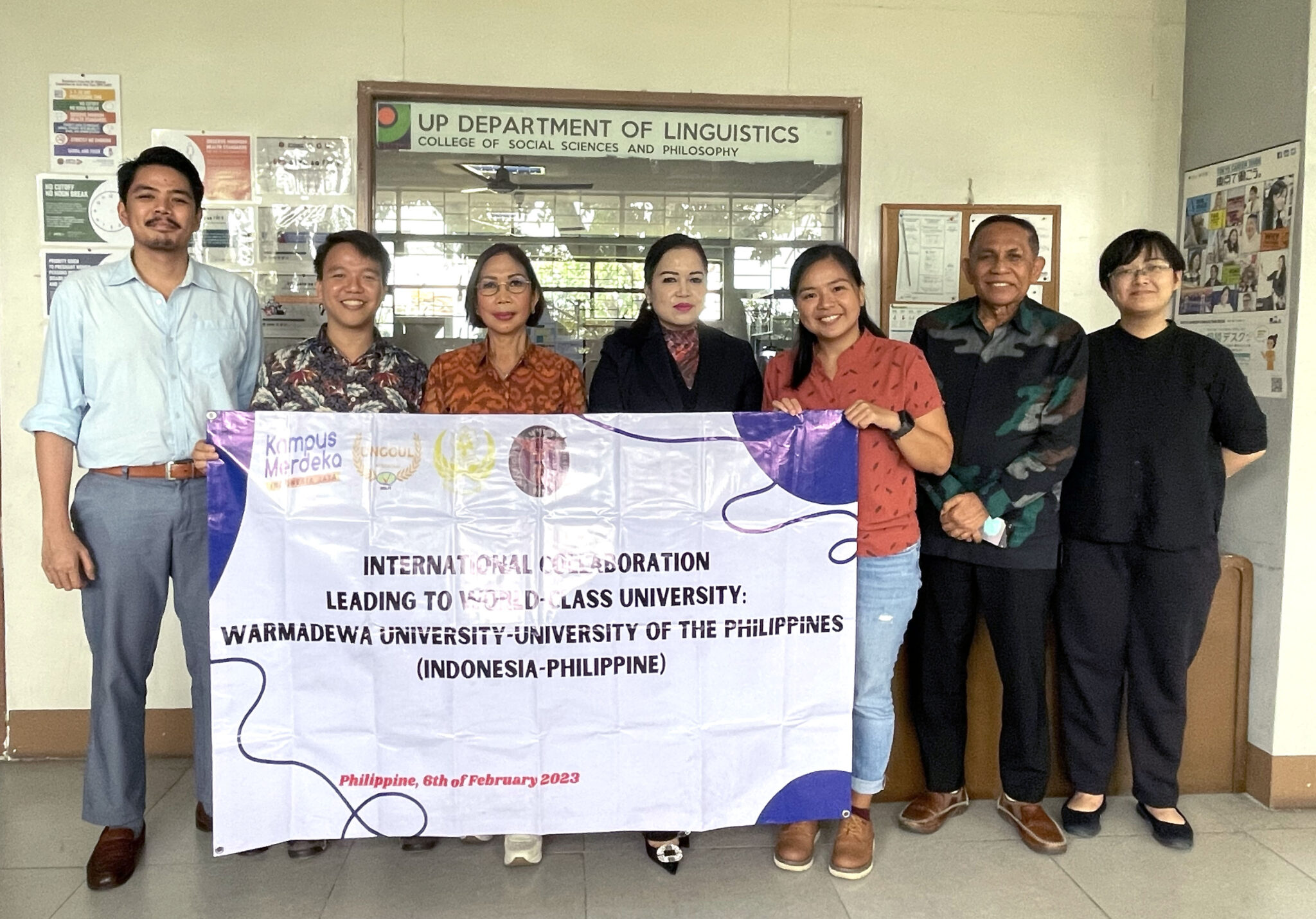 UP Lingg meets with partners for future collabs - Department of ...