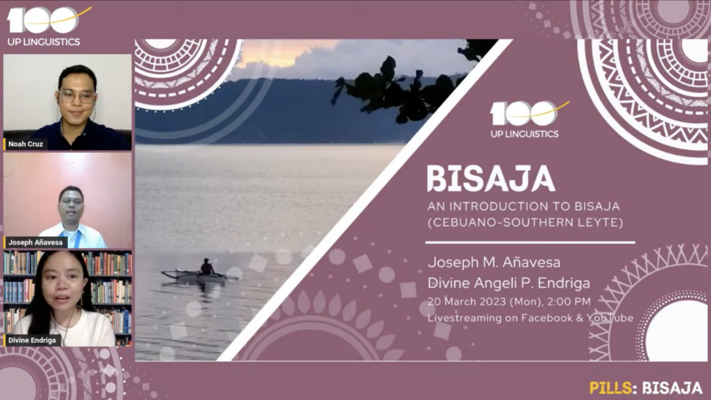 Joseph Añavesa, Divine Angeli Endriga do a deep dive on Bisaja ...