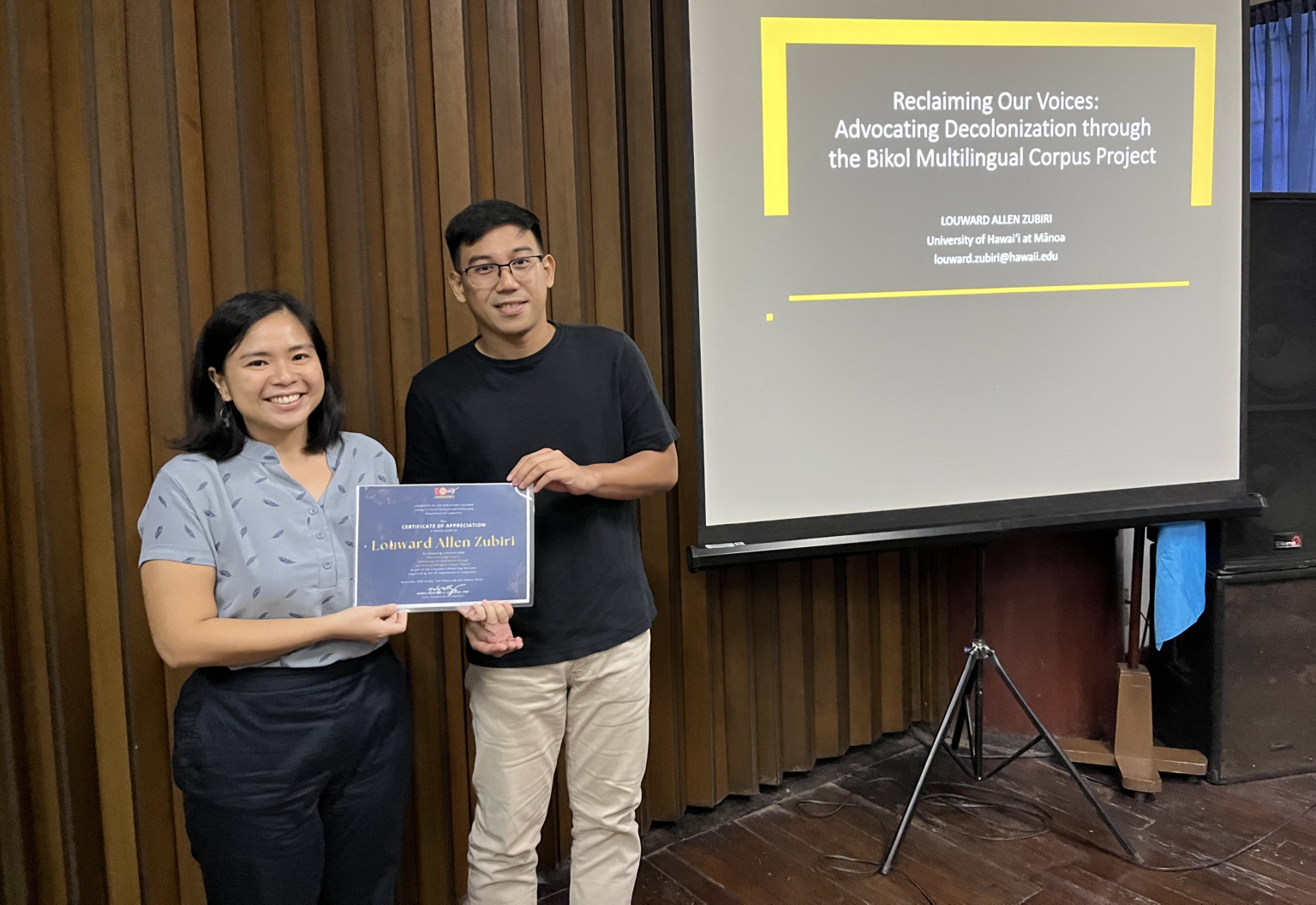 Louward Zubiri on decolonization and the Bikol Multilingual Corpus ...