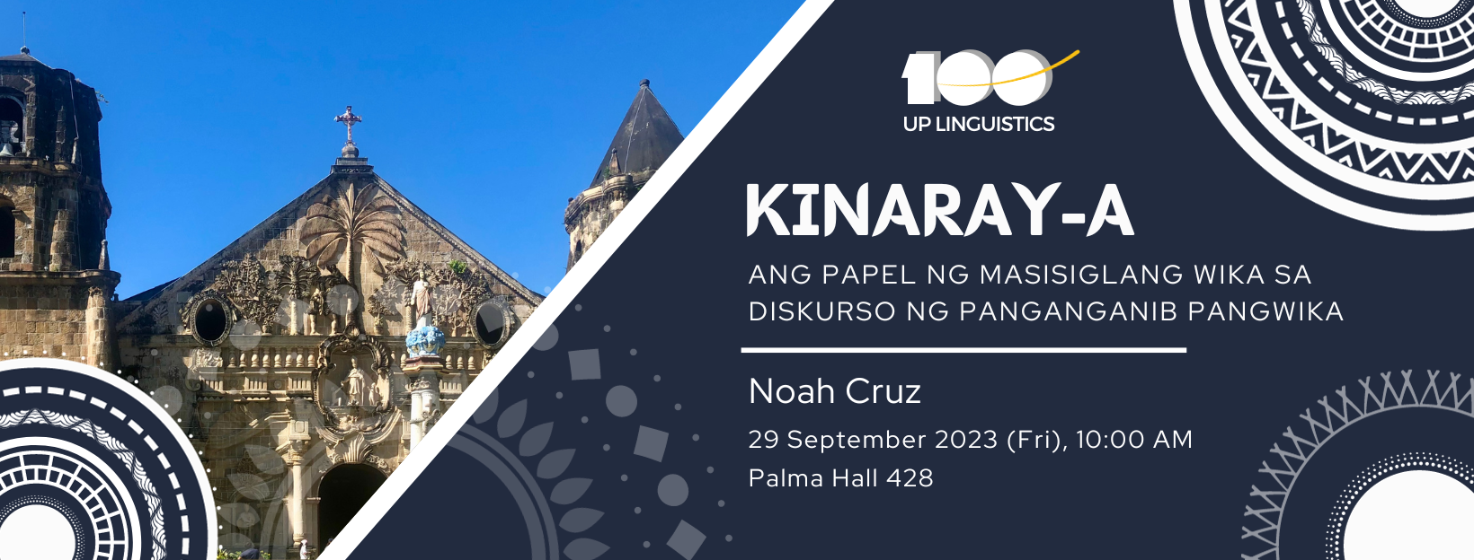 Kinaray-a | Philippine Indigenous Languages Lecture Series - Department ...
