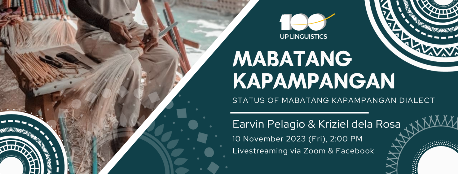 Mabatang-Kapampangan | Philippine Indigenous Languages Lecture Series ...