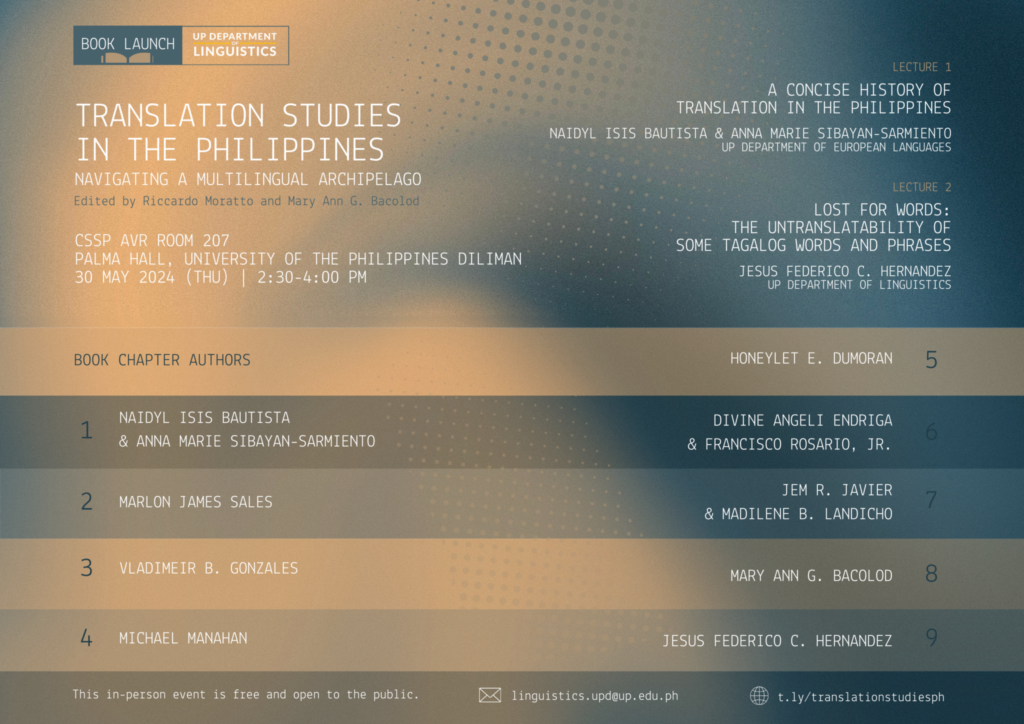 Home - Department of Linguistics - UP Diliman