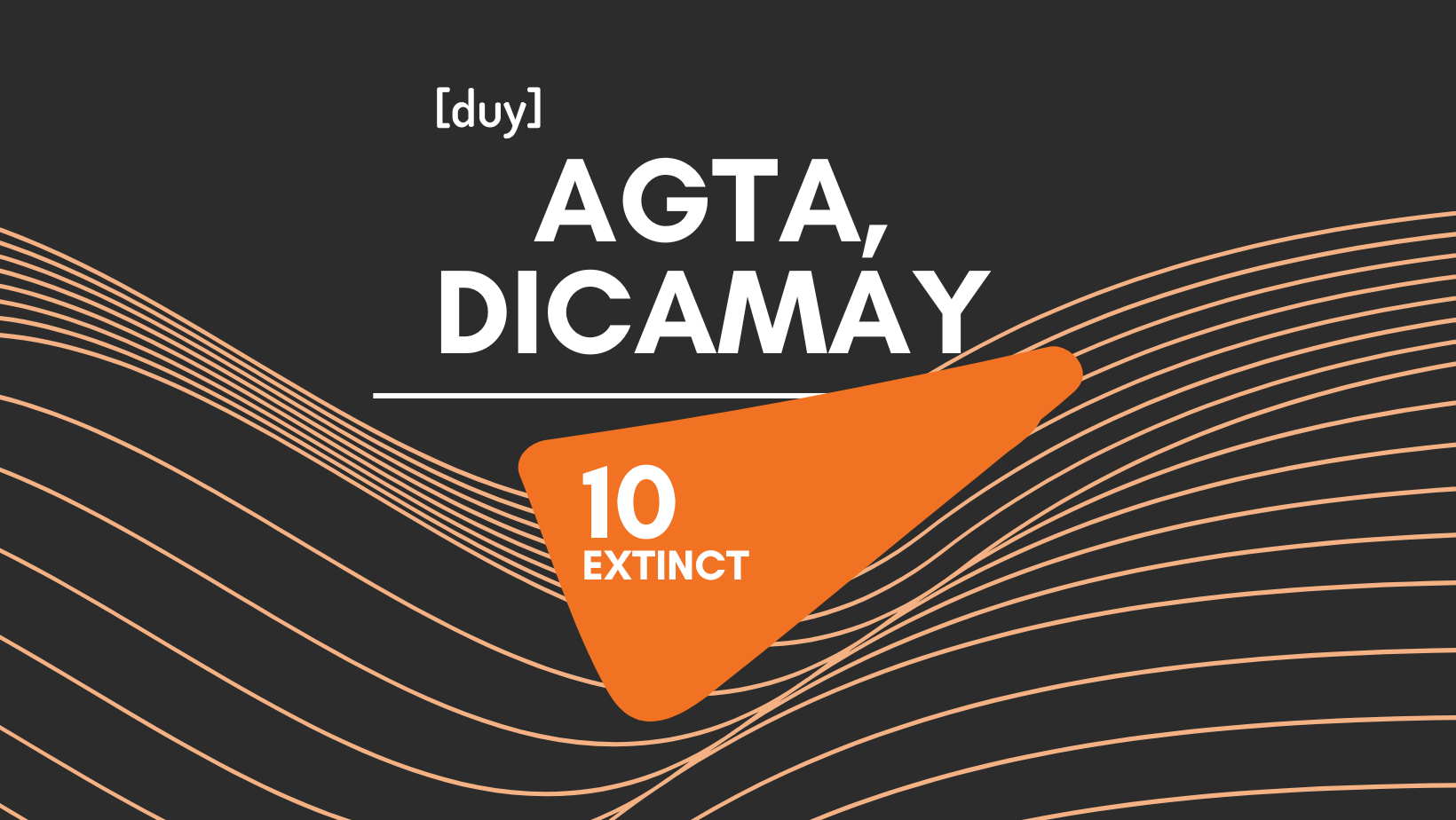 Agta, Dicamay - Department of Linguistics - UP Diliman