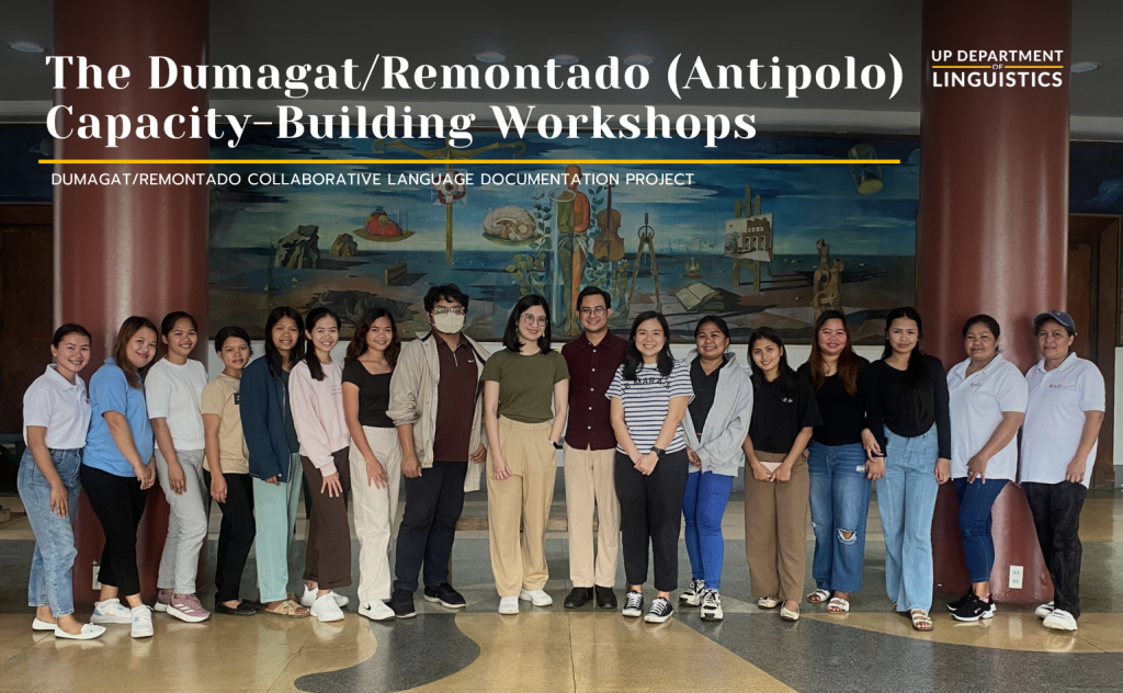 The Dumagat/Remontado (Antipolo) Capacity-Building Workshops ...